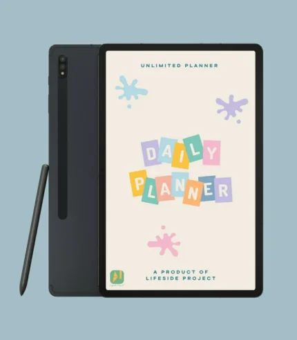 Bike Series: Minimalist Digital Daily Planner for Samsung Galaxy Tab S7 ...