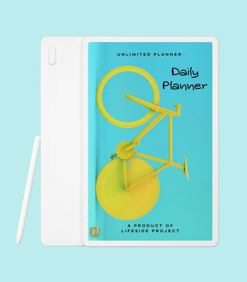 Bike Series: Minimalist Digital Daily Planner for Samsung Galaxy Tab S7 ...